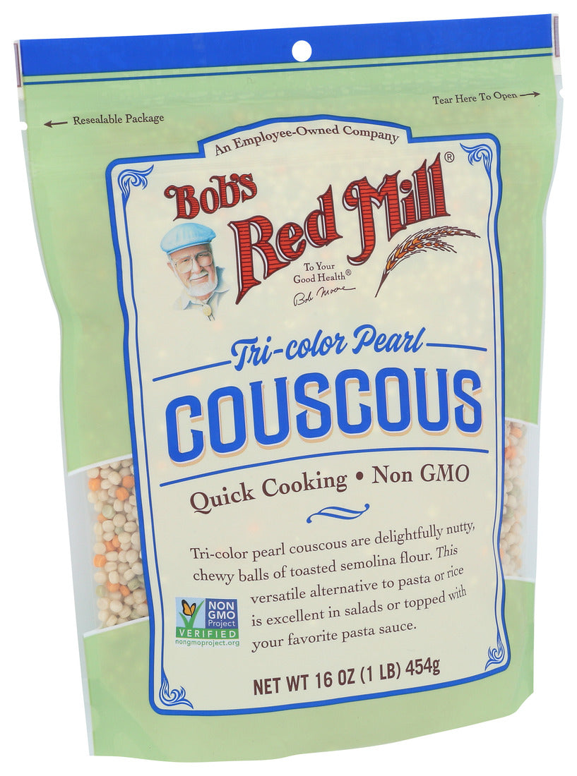 Bob'S Red Mill Couscous Pearl Tri Color 16 Oz — Mega Green Food