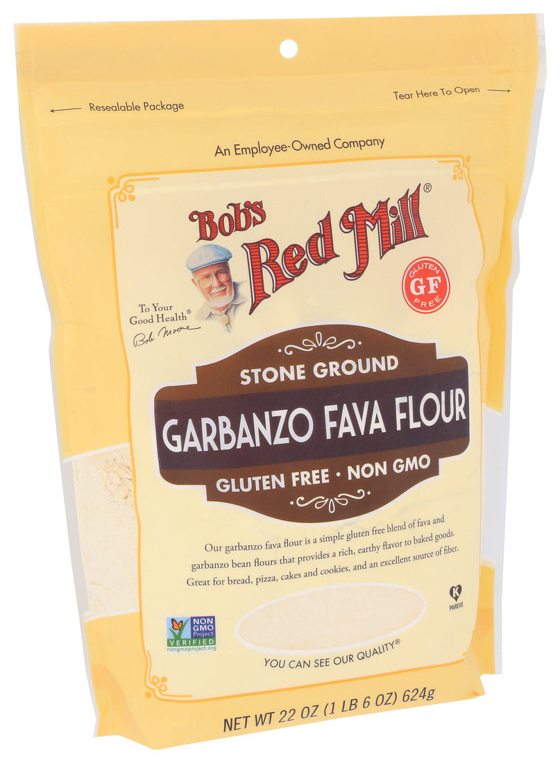Bob'S Red Mill Flour Garbanzo/Fava Gluten Free 22 Oz — Mega Green Food