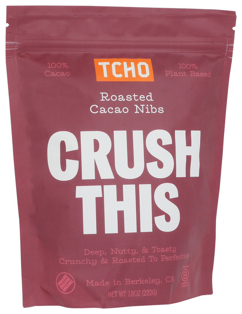 Tcho Chocolate Crush This Organic Roasted Cacao Nibs 7.8 Oz — Mega ...