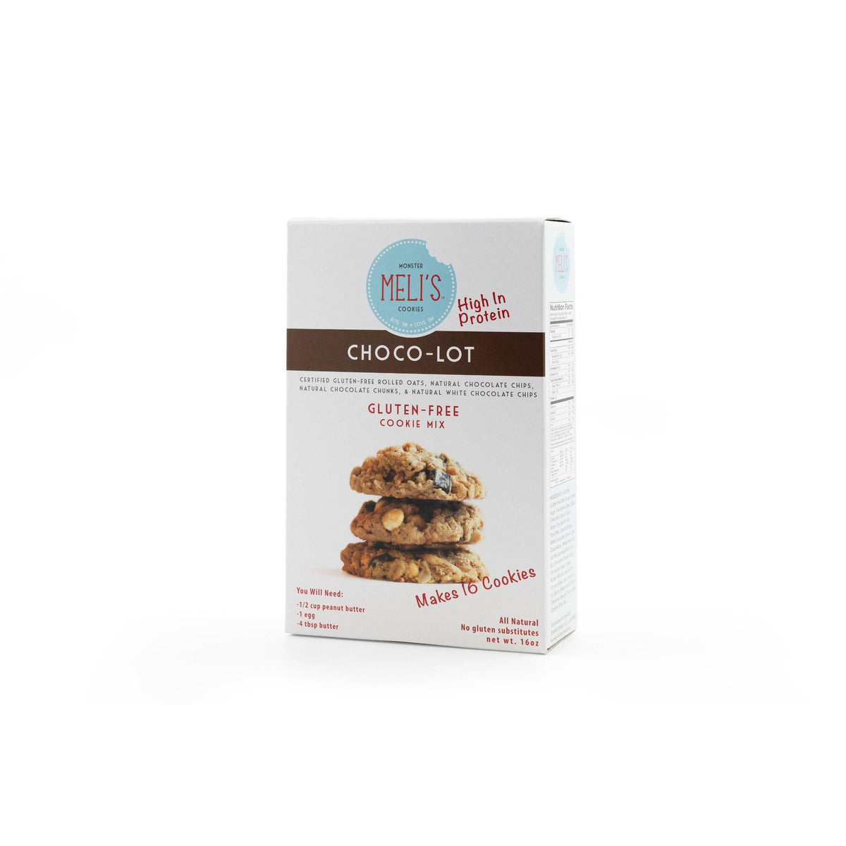Meli`S Monster Cookies Choco Lot Gluten Free Cookie Mix 16 Oz — Mega ...