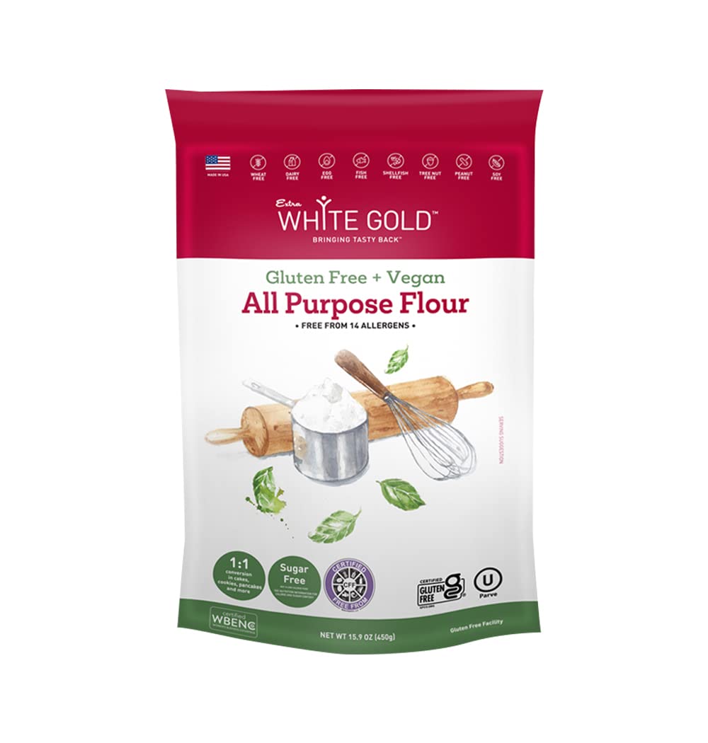 Extra White Gold All Purpose Flour 15.9 Oz — Mega Green Food