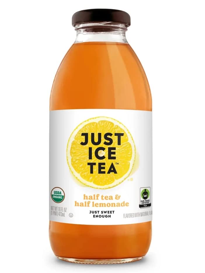 Just Iced Tea Organic Half Tea and Half Lemonade 16 Fl Oz — Mega Green Food