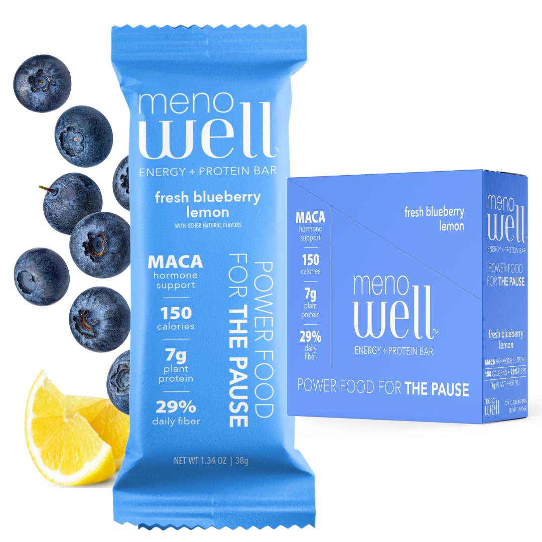 Menowell Nutritional Bar Fresh Blueberry Lemon 1.34 Oz — Mega Green Food