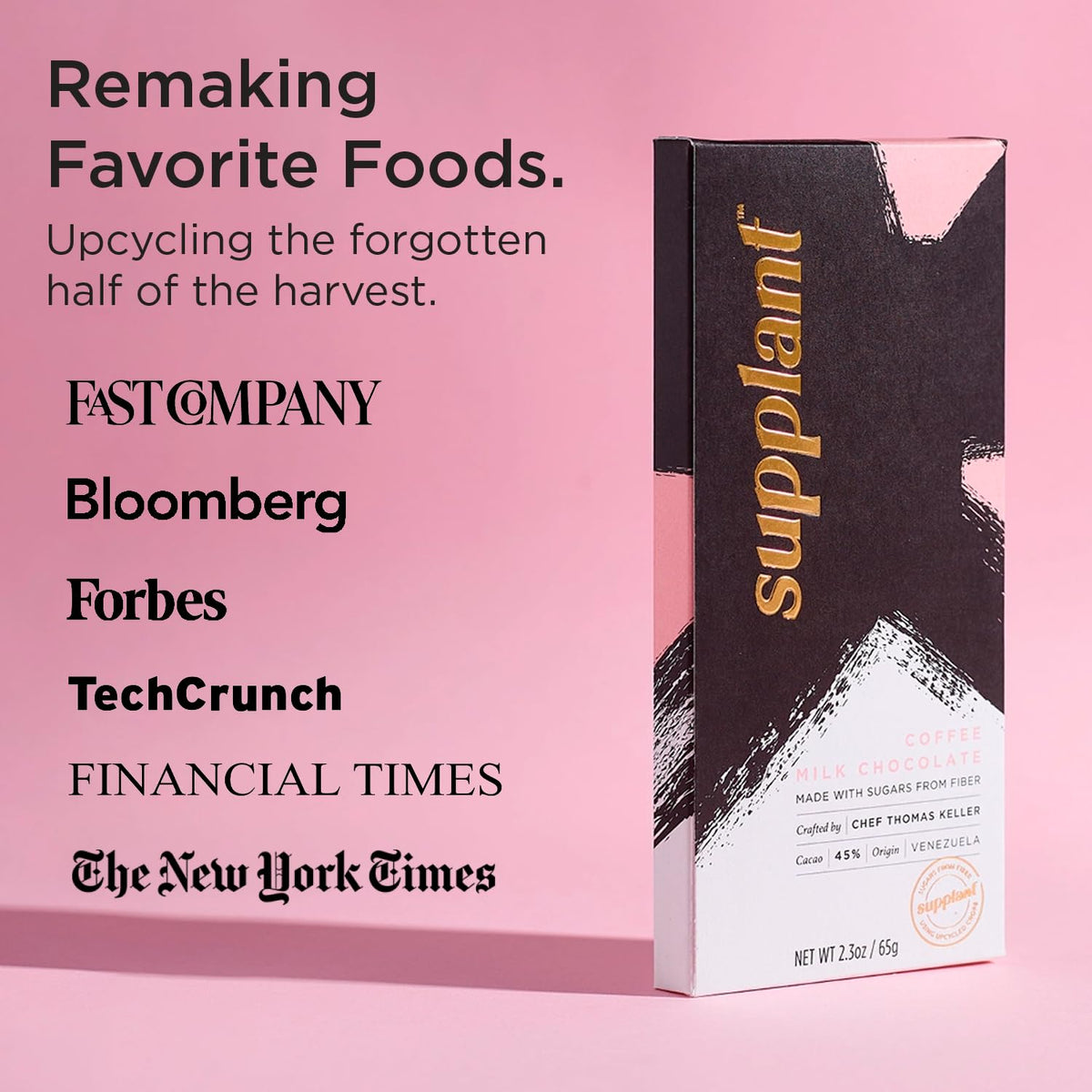 Supplant Premium Chocolate Bar Coffee Milk Chocolate 2.3 OZ — Mega Green Food