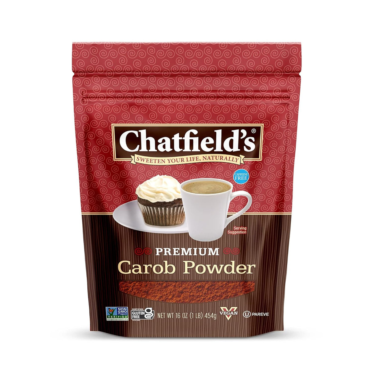 Carob Powder Pouch 16 OZ---Chatfield`s — Mega Green Food